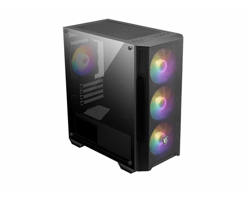 GABINETE MSI MAG FORGE M100A FRONT RGB x3 BACK RGB x1
